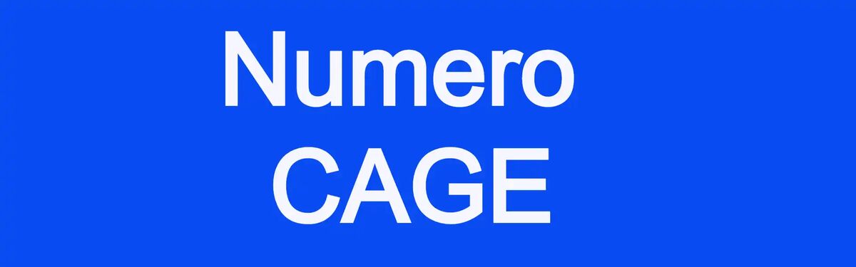Come richiedere il numero CAGE - Commercial and Government Code